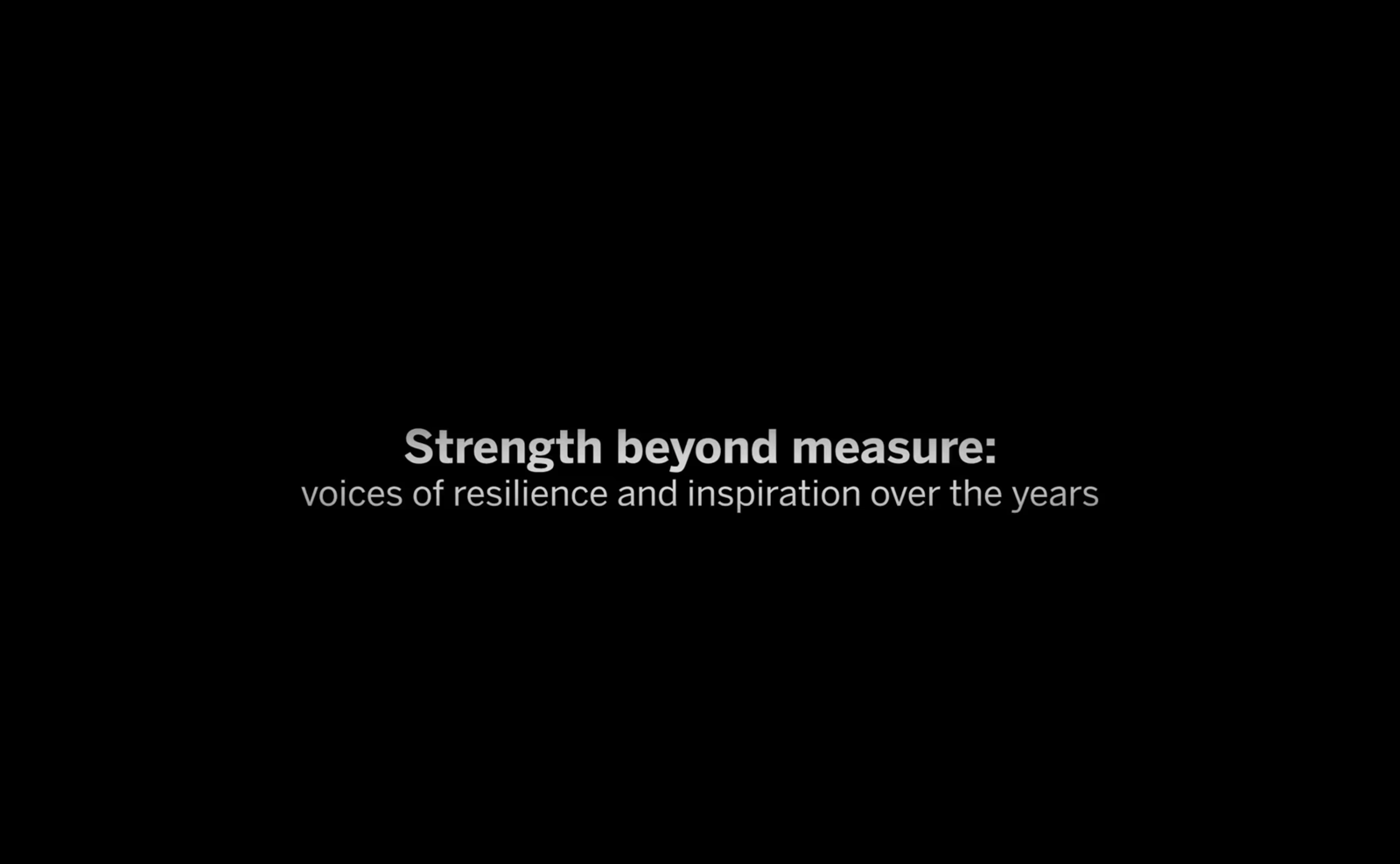 Strength Beyond Measure: Voices of Resilience and Inspiration Over the ...